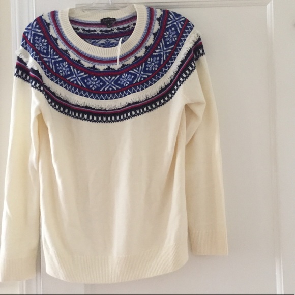 Talbots | Sweaters | Talbots Lambswool Nylon Nordic Fair Isle Sweater ...